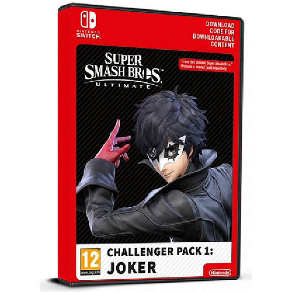 buy Super Smash Bros. Ultimate Challenger Pack 1: Joker DLC Cd Key Nintendo Switch Digital Europe