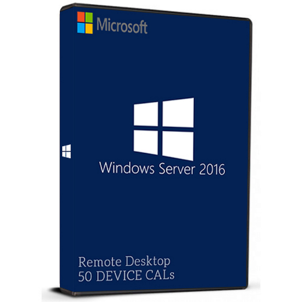 Buy Windows Server 2016 Remote Desktop Services 50 USER Connections Cd ...
